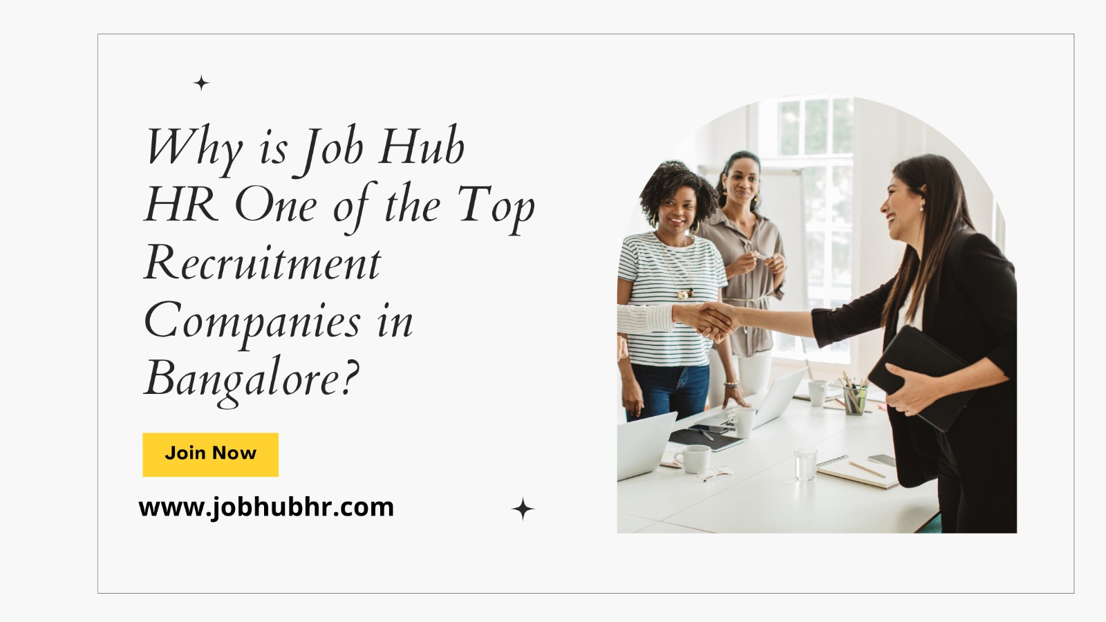 One of Top Recruitment Companies in Bangalore - Job Hub HR